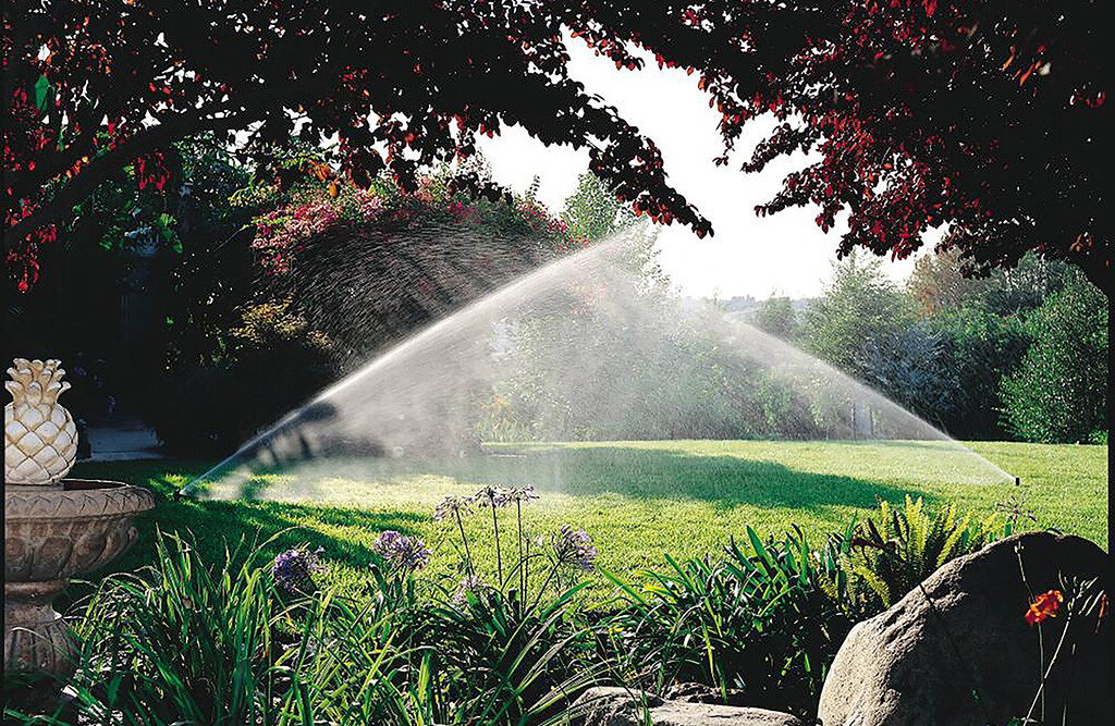 Rainbird Sprinklersystem, Gartenbewässerung für 350m²